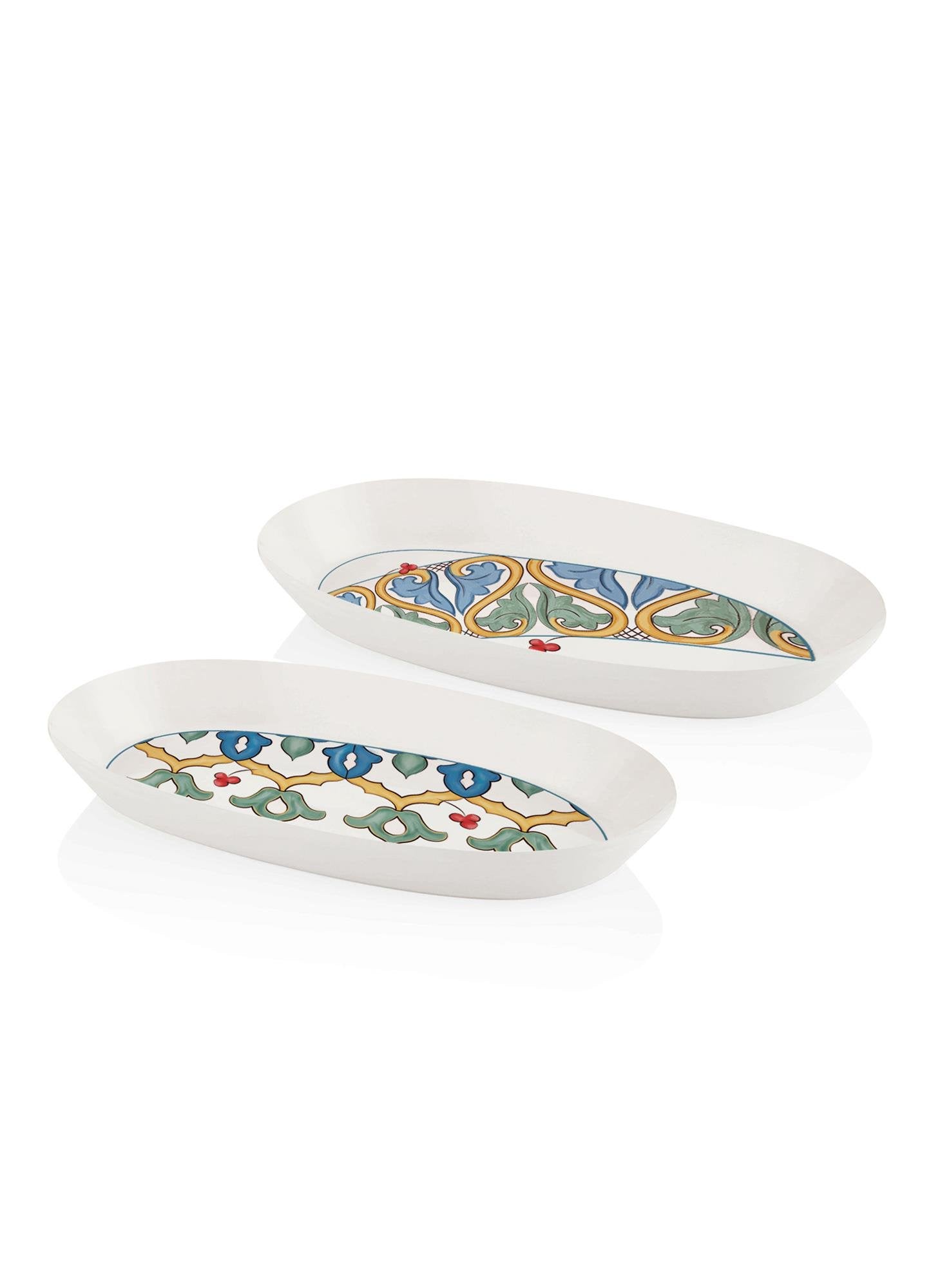 Limoncello Collection Oval Platters, Set of 2 – Rozi